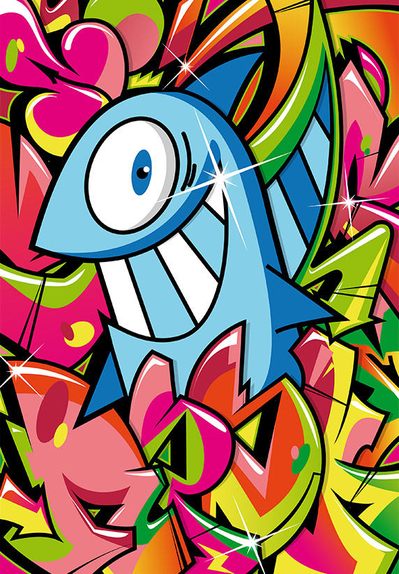 Portfolio du graffeur professionnel Nesk