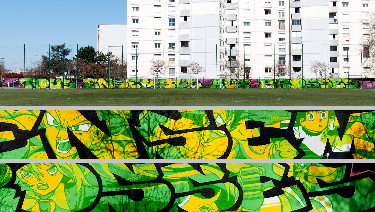 Portfolio du graffeur professionnel Nesk