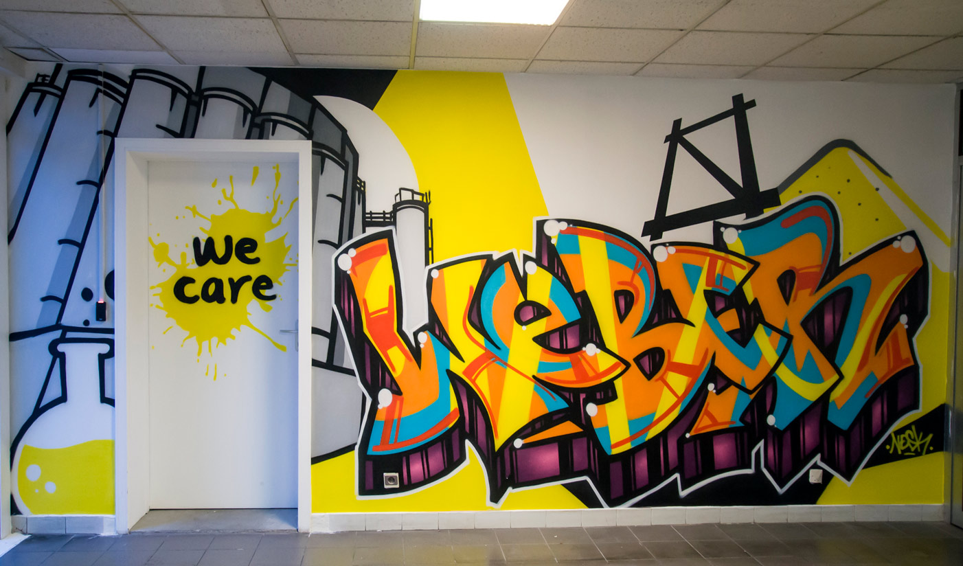 Portfolio du graffeur professionnel Nesk